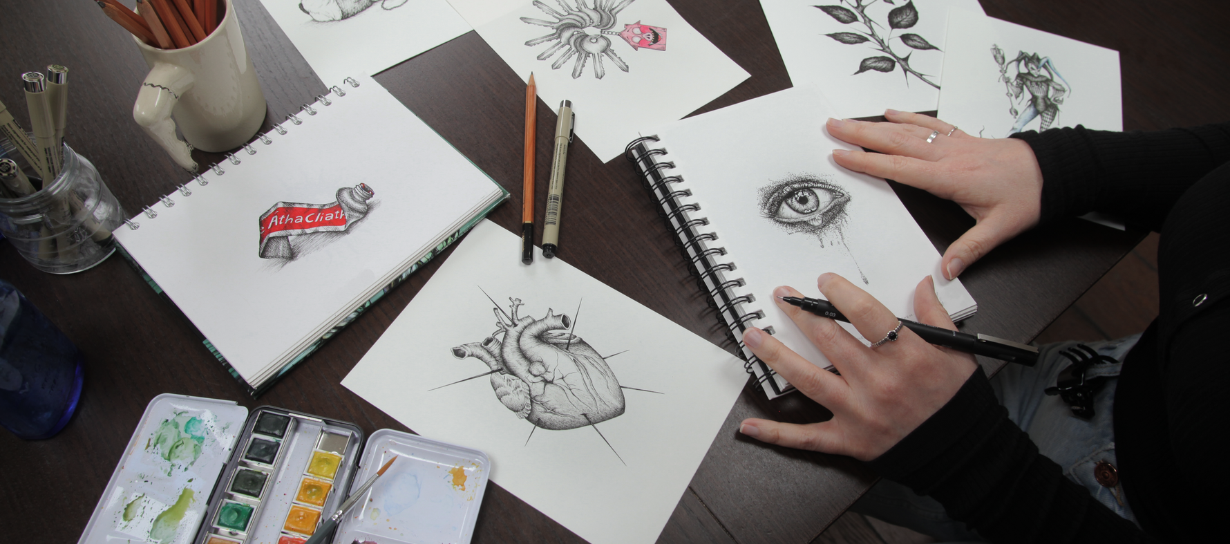 Draw By Name - Intricate and Emotive Fine-line Ink Art